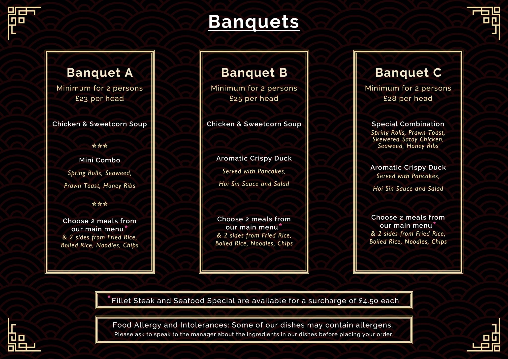 Menu | The Forum Restaurant, Congleton